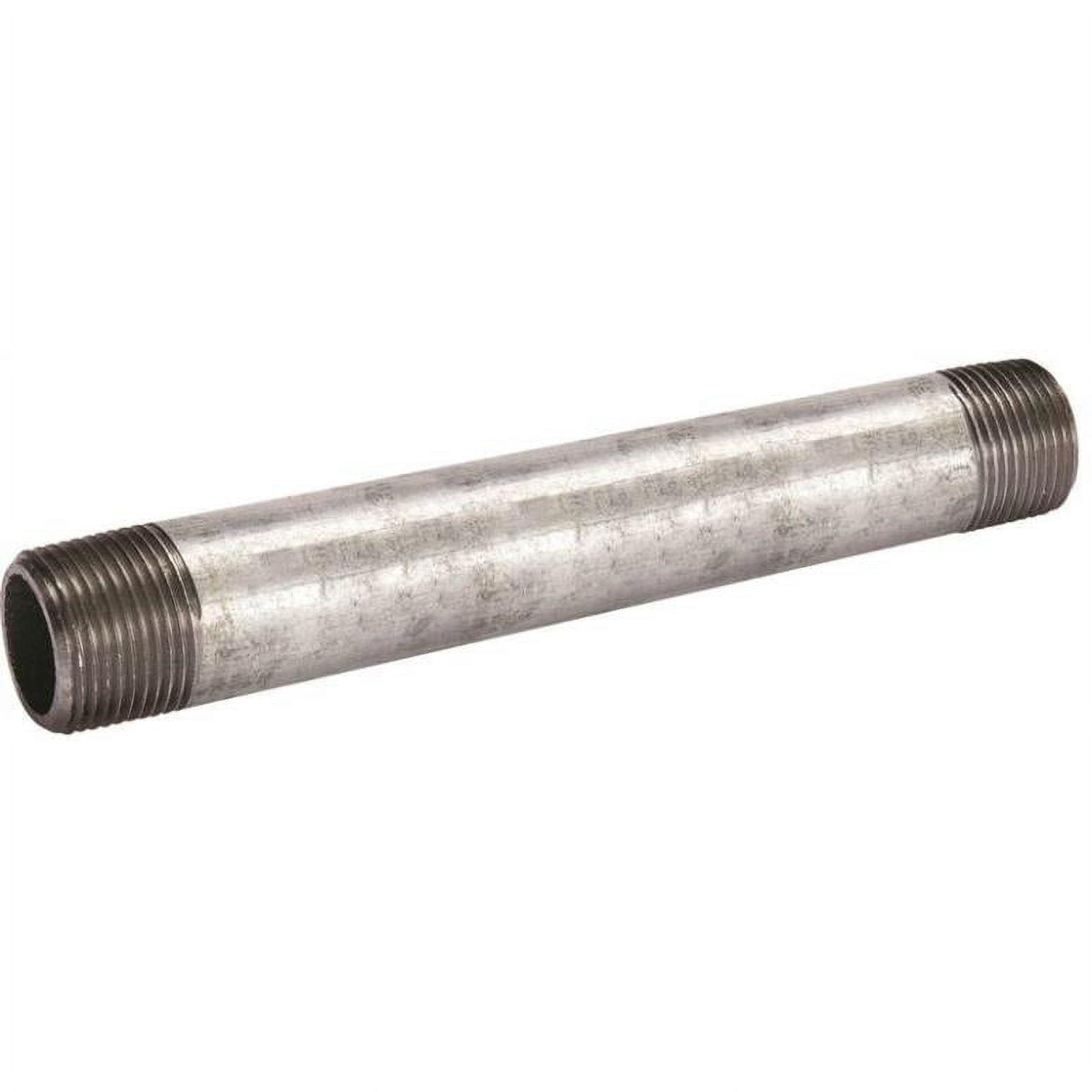 Southland 570-080BC Galvanized Threaded Pipe Steel Nipple, 3" Dia, 8 ...