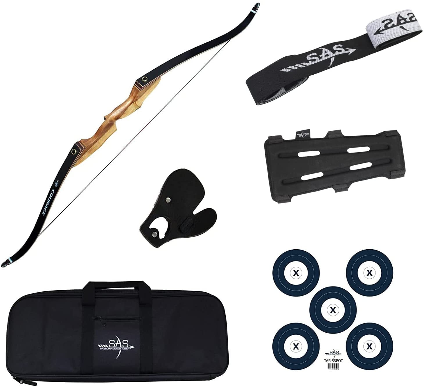 Southland Archery Supply Courage Hunting Takedown Recurve Archery Bow ...