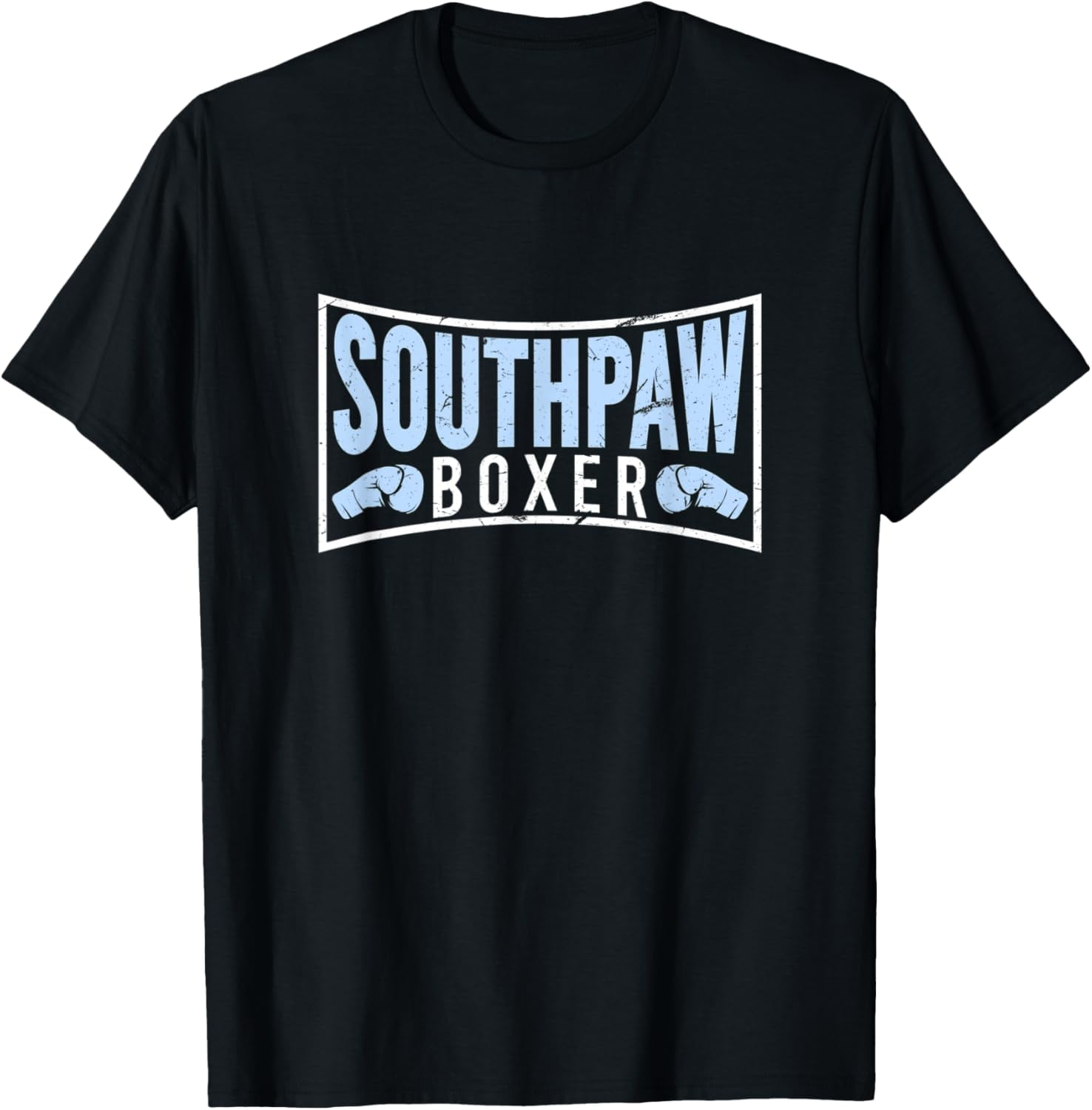 Southpaw Boxer | Proud Left Handed Boxing Gloves Quote T-Shirt ...