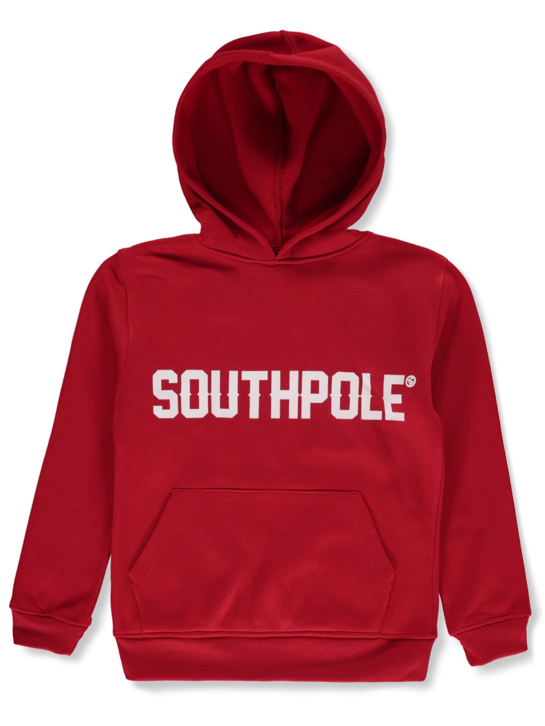 Southpole Boys' Pullover Hooded Sweatshirt Color: red Size: 14 - 16 ...