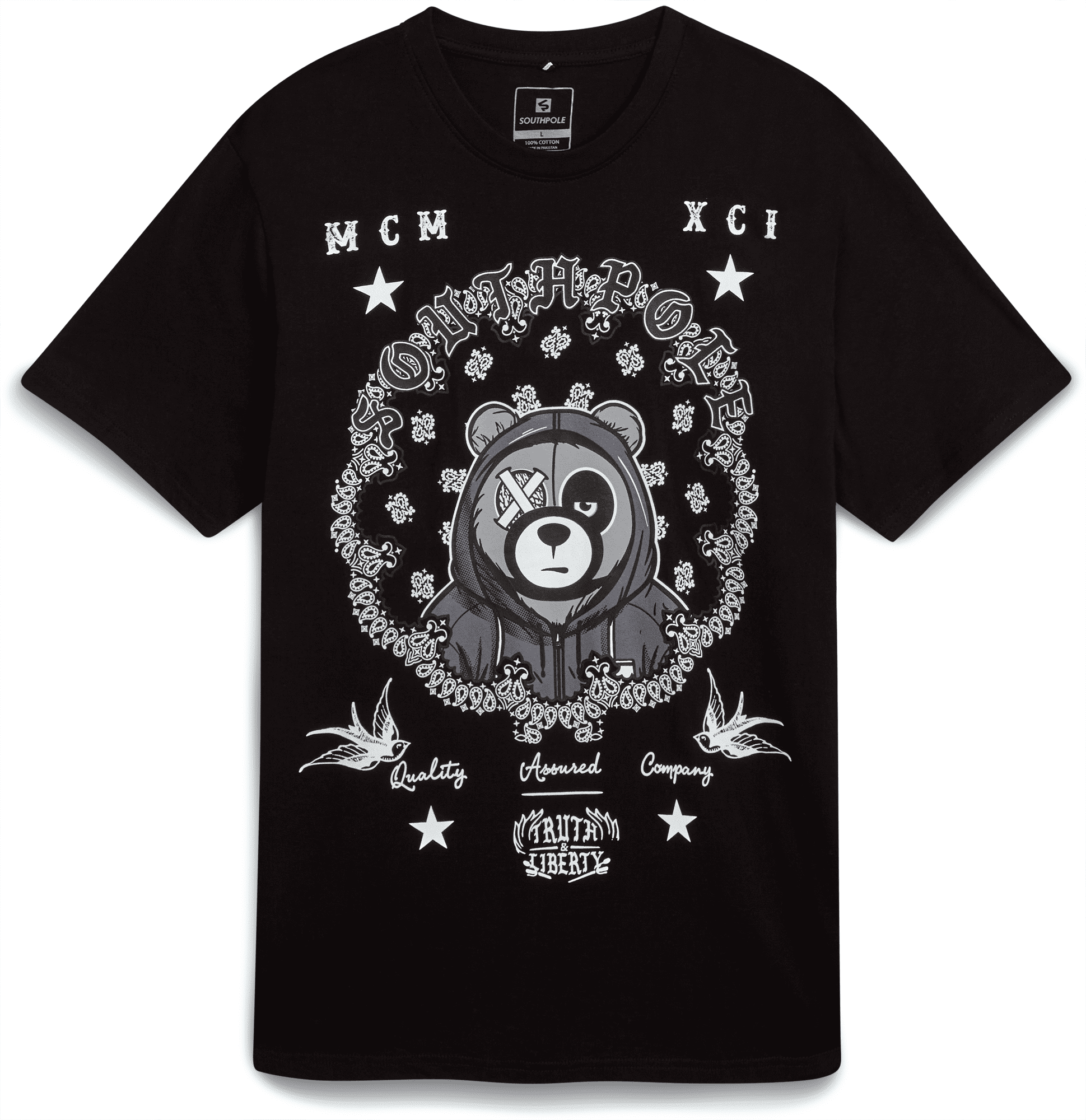 Southpole Mens Graphic T-Shirts - Soft Cotton Blend Short Sleeve ...