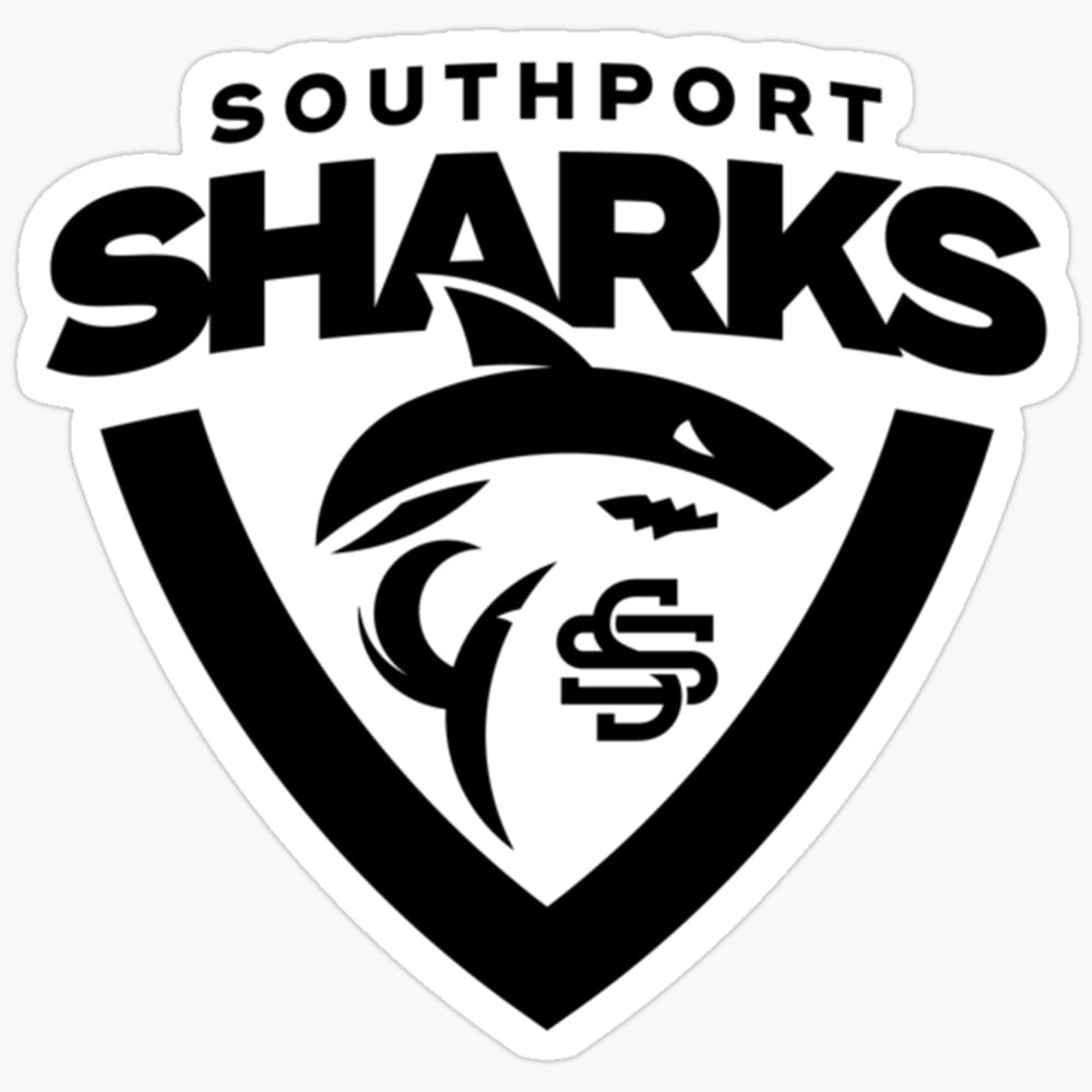 Southport Sharks Fc, Afl Footy Sticker Phone Decal Water Bottle ...