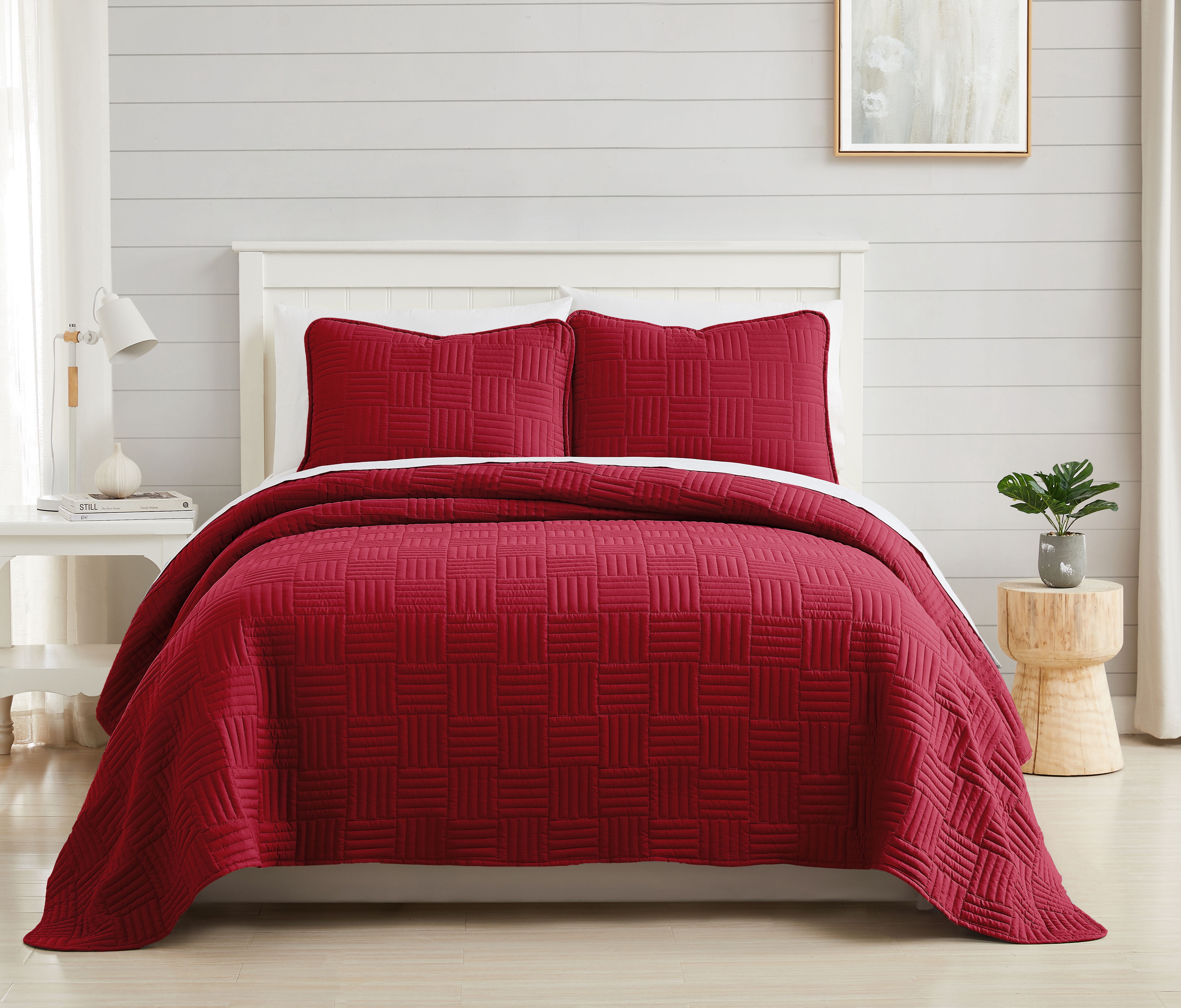 Southshore Fine Linens Oversized Quilt Bedding Set lightweight, prewash ...