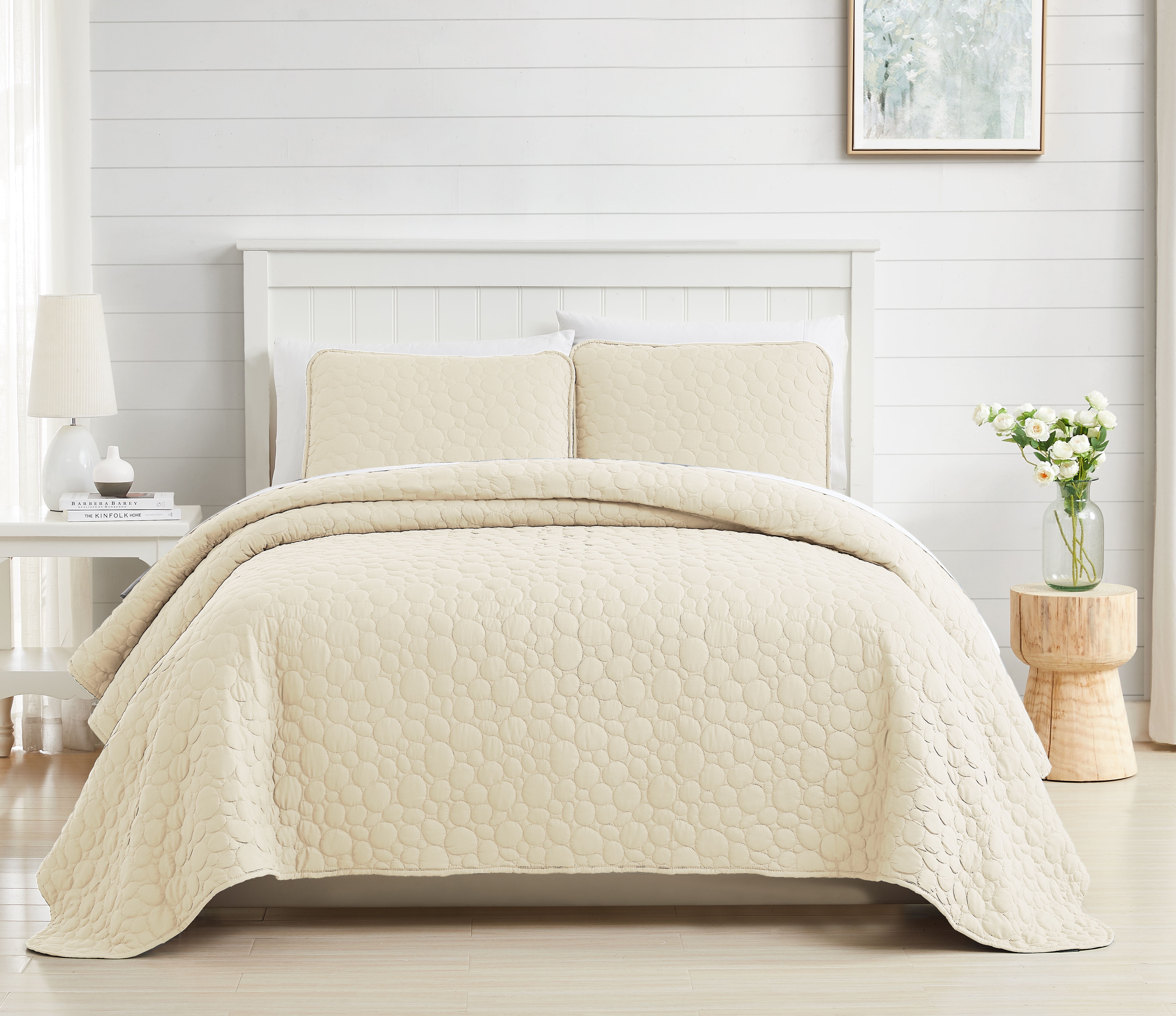 Southshore Fine Linens Oversized Quilt Bedding Set lightweight, prewash ...