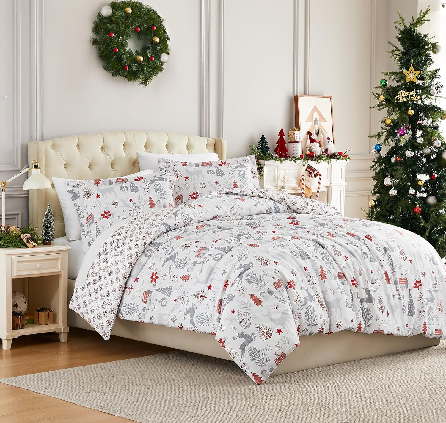Southshore Fine Living, Inc. Christmas Bedding King/California King ...