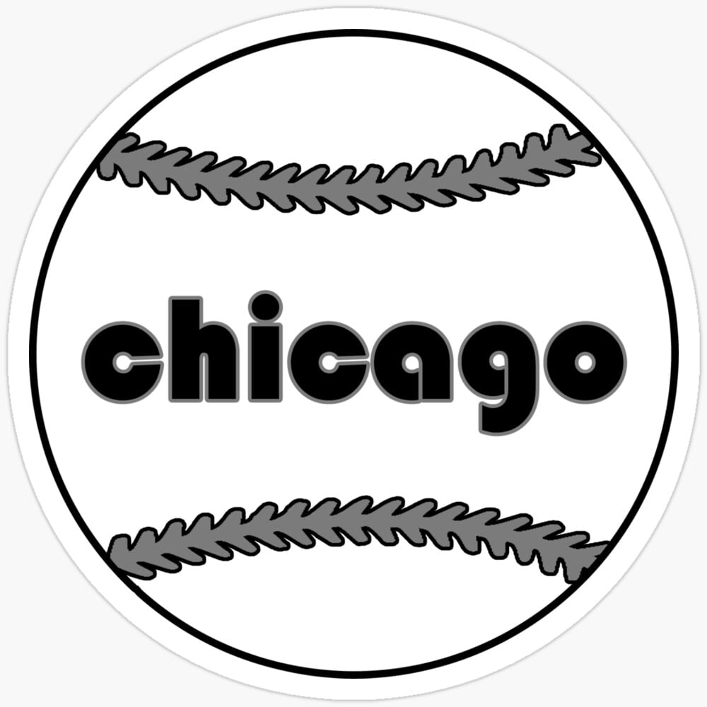 Southside Chicago Retro Throwback Baseball Sticker Phone Decal Water ...