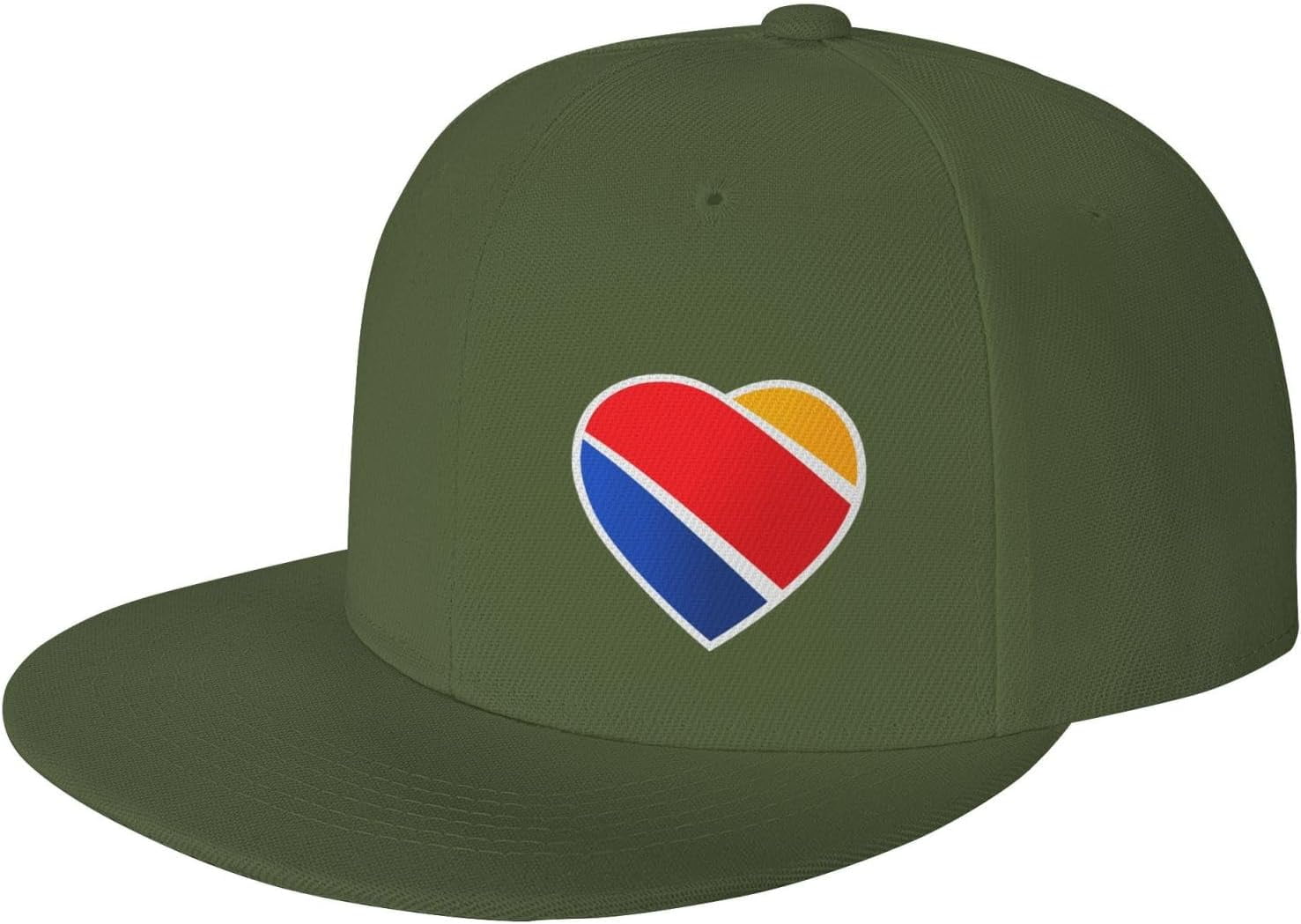 Southwest Airlines Logo Flat Brim Baseball Cap Adjustable Unisex Hiphop ...