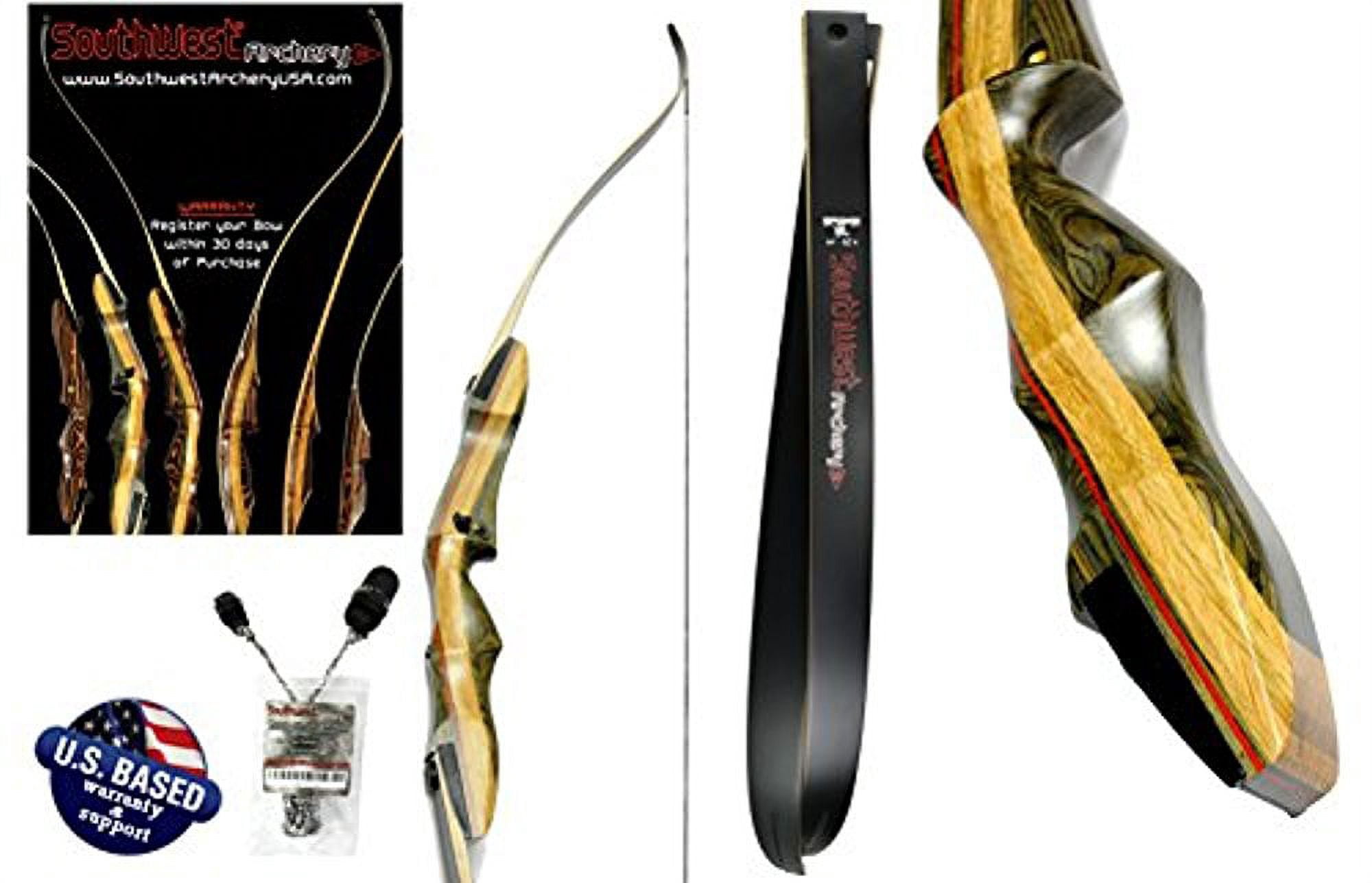 Southwest Archery Spyder XL 64 Takedown Recurve Bow - 40L - Walmart.com