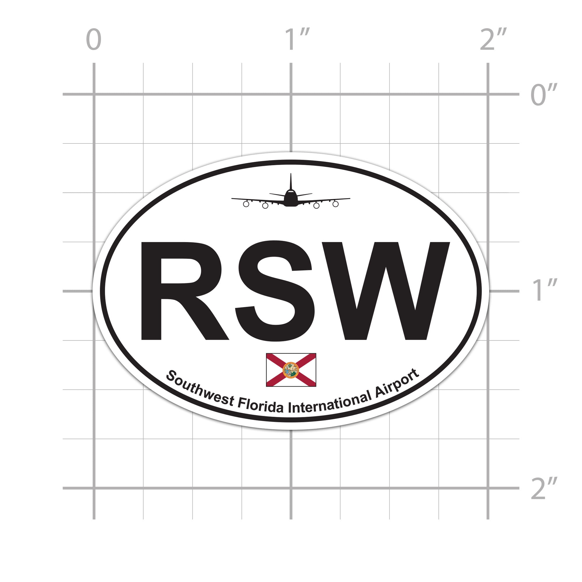 Southwest Florida International Airport Sticker for water bottle phone ...