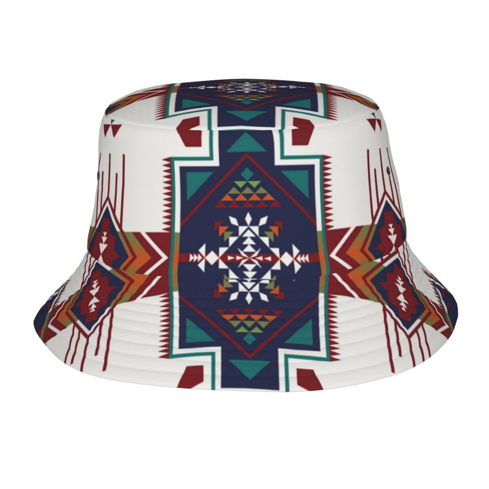 Southwest Indian Aztec Bucket Hat, Packable Fisherman Sun Cap, Foldable ...
