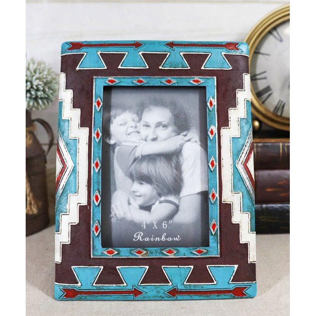 Southwest Meso Mayan Aztec Desktop Or Wall Picture Frame 4"X" - Walmart.com