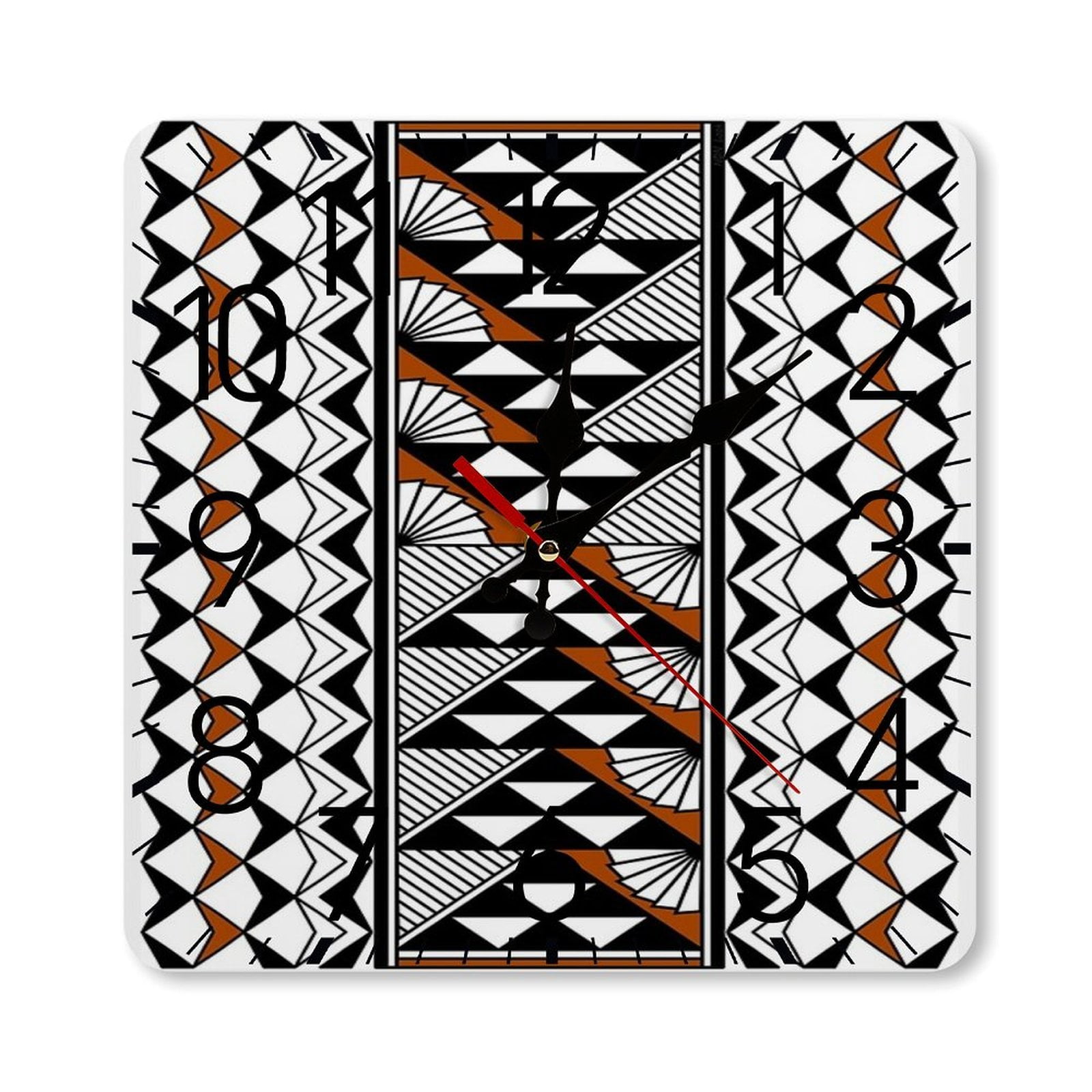 Southwest Native Rain And Sun Wall Clock Silent Non-Ticking For Home ...