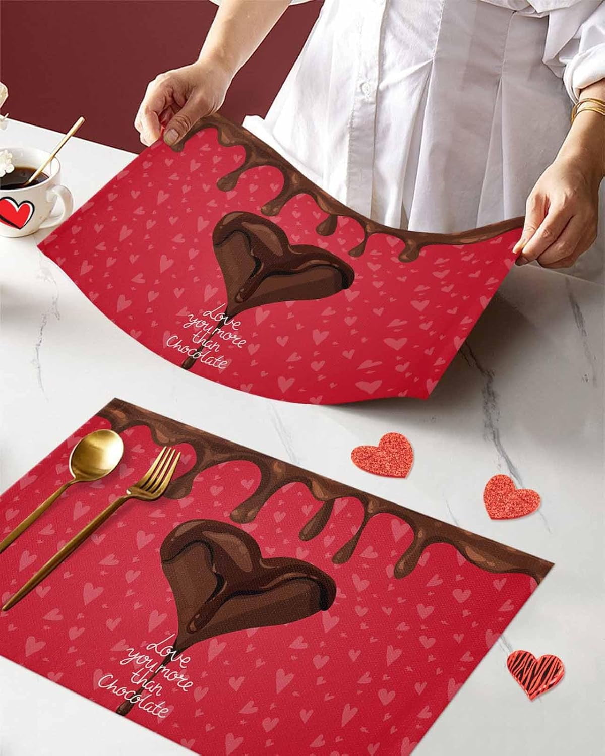 Southwest Placemats Set of 6,Rustic Vintage Geometric Aztec Traditional ...