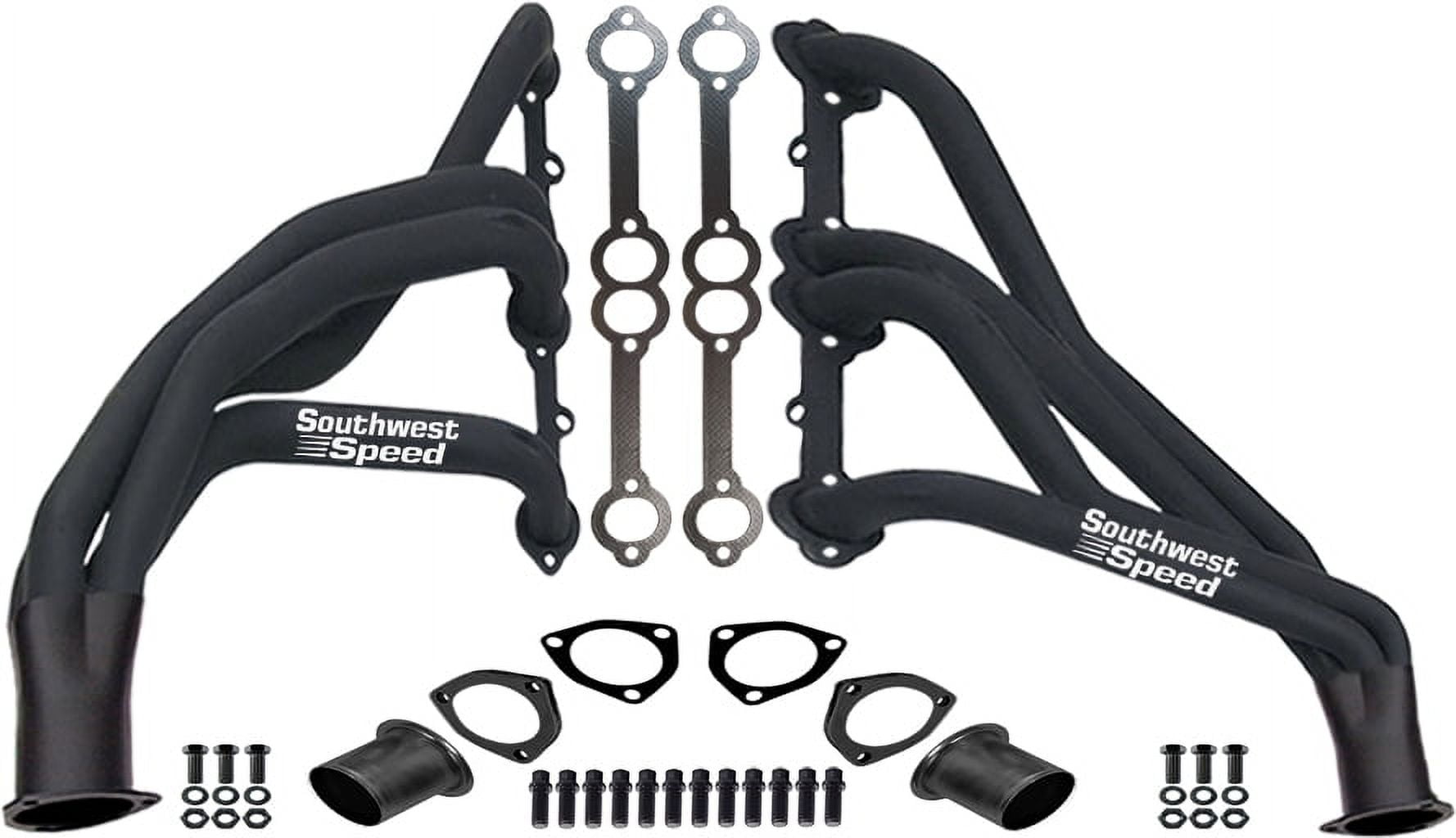 Southwest Speed Black 1966-1991 Gm Truck Long Tube Headers For Small ...