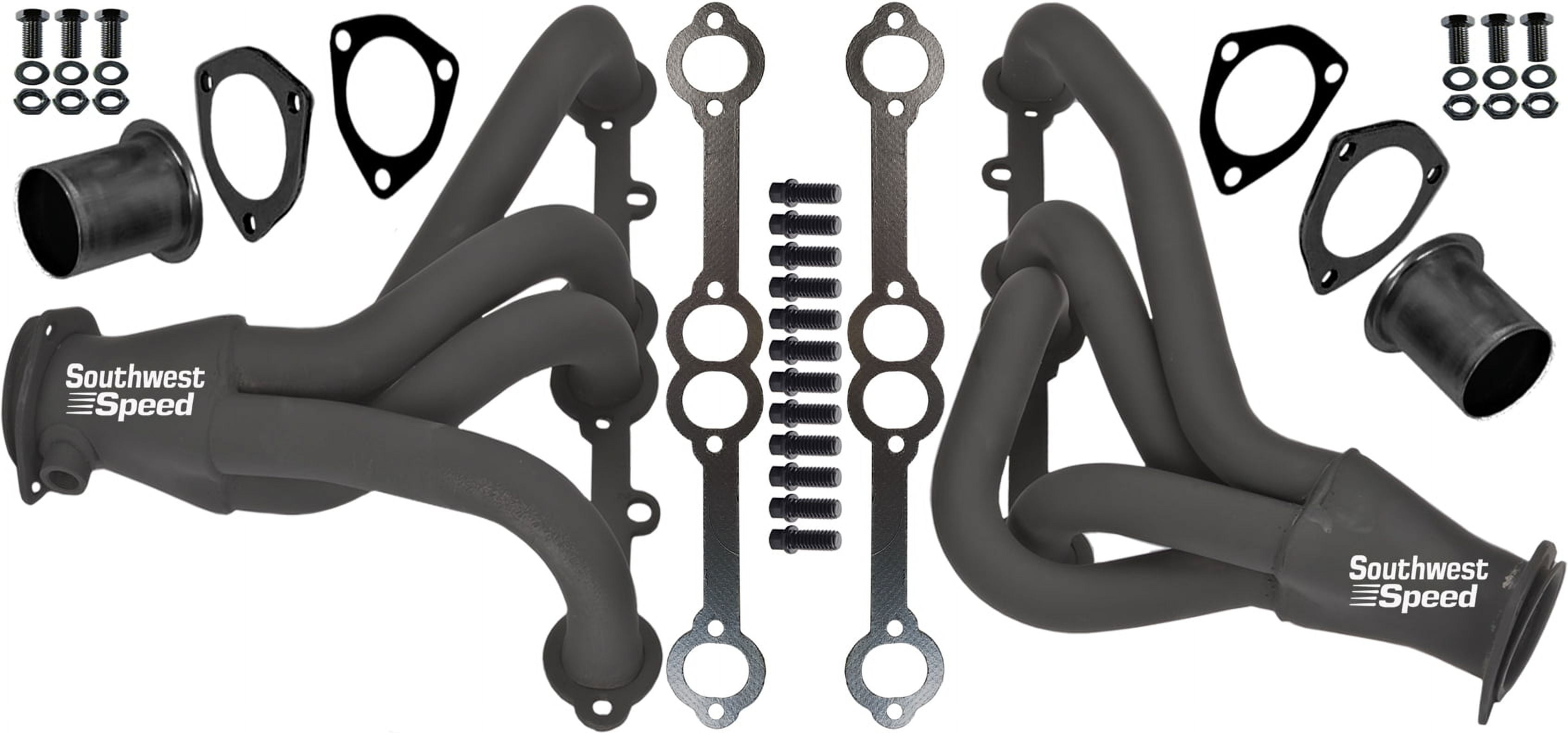 Southwest Speed Black 1978-1991 Gm Performance Short Headers For Small ...