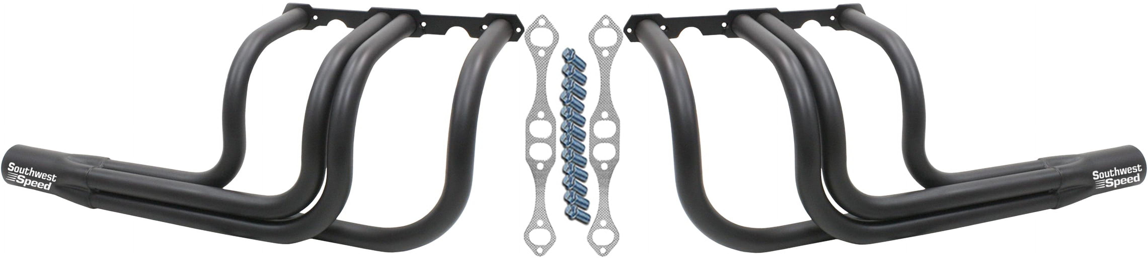 Southwest Speed Black Classic T-Bucket Headers For Small Block Chevy ...