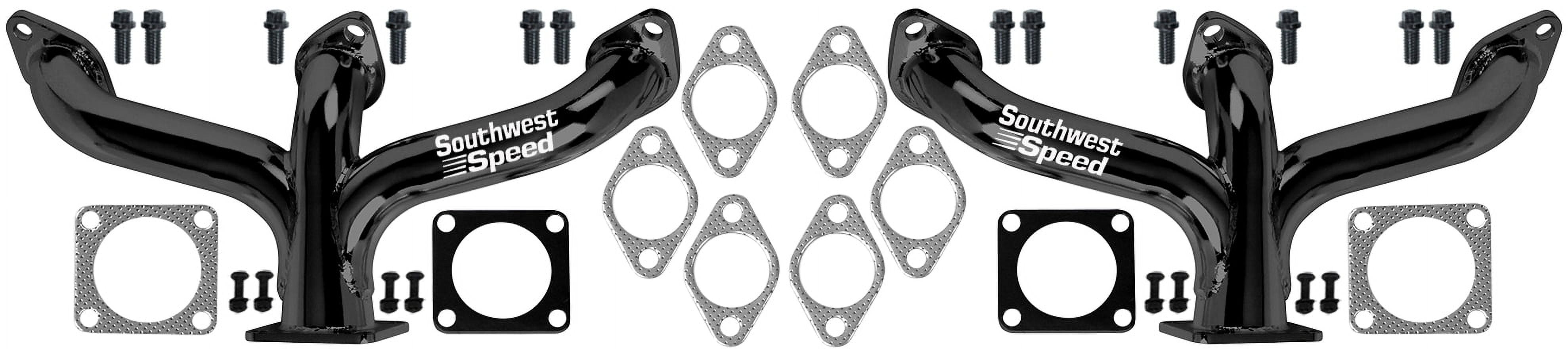 Southwest Speed Black Lake Style Headers For 1932-1953 Flat Head Ford V ...