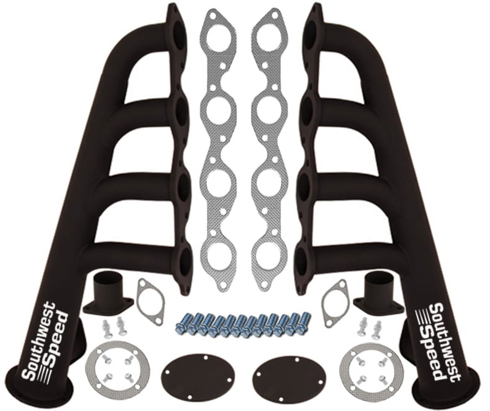 Southwest Speed Black Lake Style Headers For Big Block Chevy 366-502 V8 ...