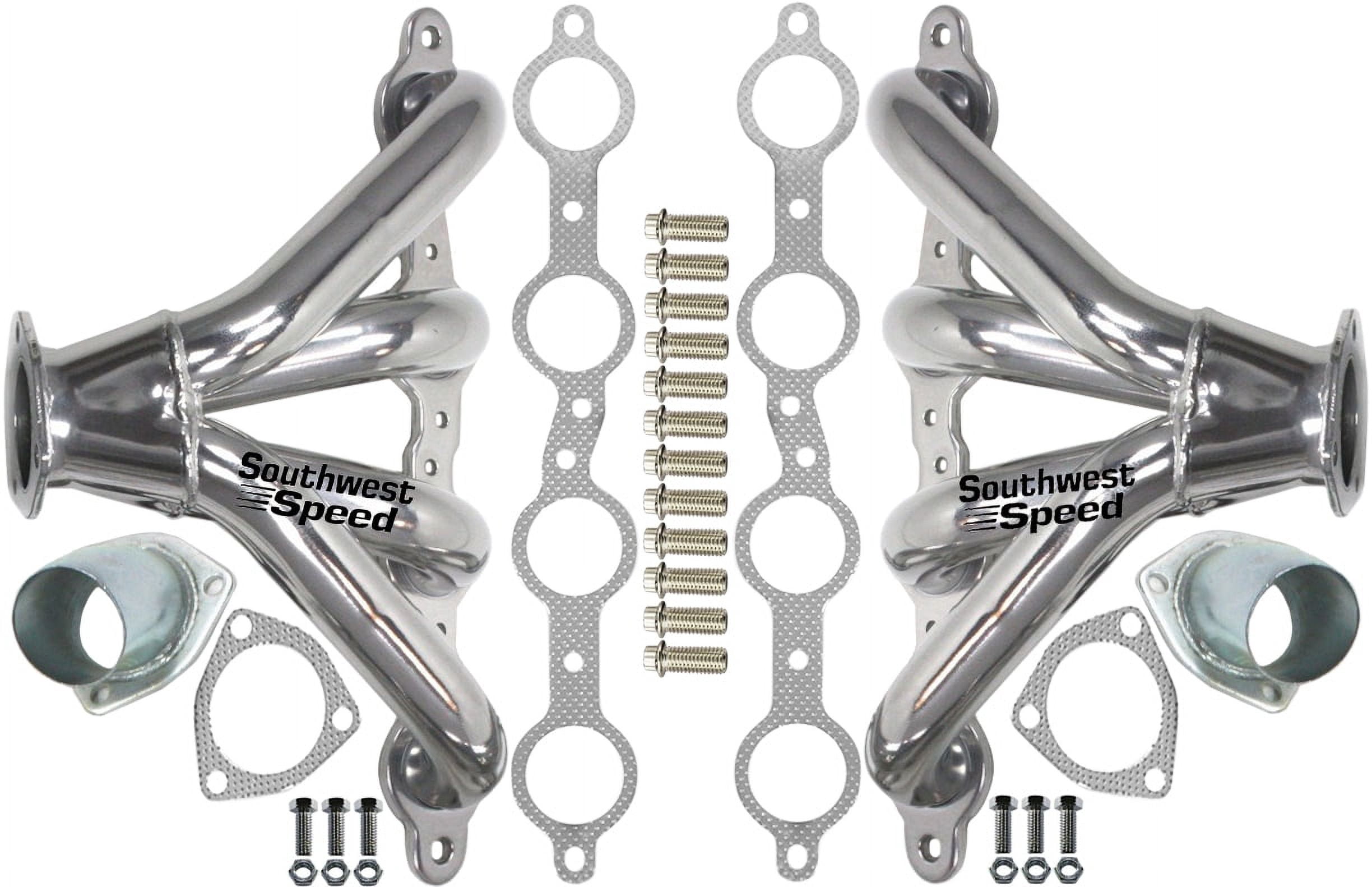 Southwest Speed Ceramic Coated Tight-Fit Block Hugger Headers For 97 ...
