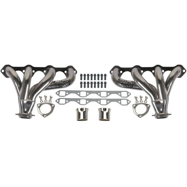 Southwest Speed Ceramic Hot Coated Block Hugger Shorty Style Headers ...