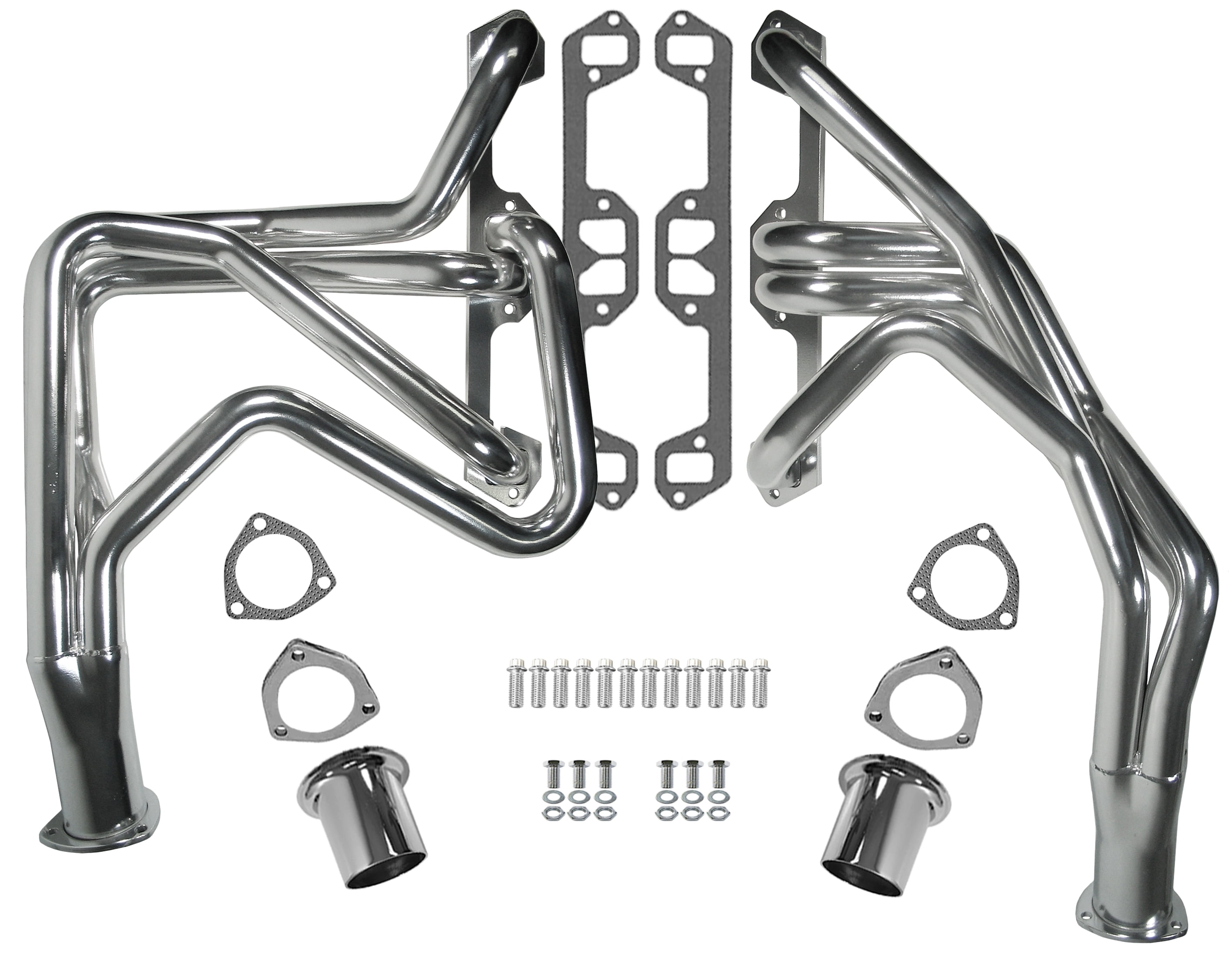 Southwest Speed Chrome Plated Long Tube Headers For 67-80 Mopar,273-360 ...