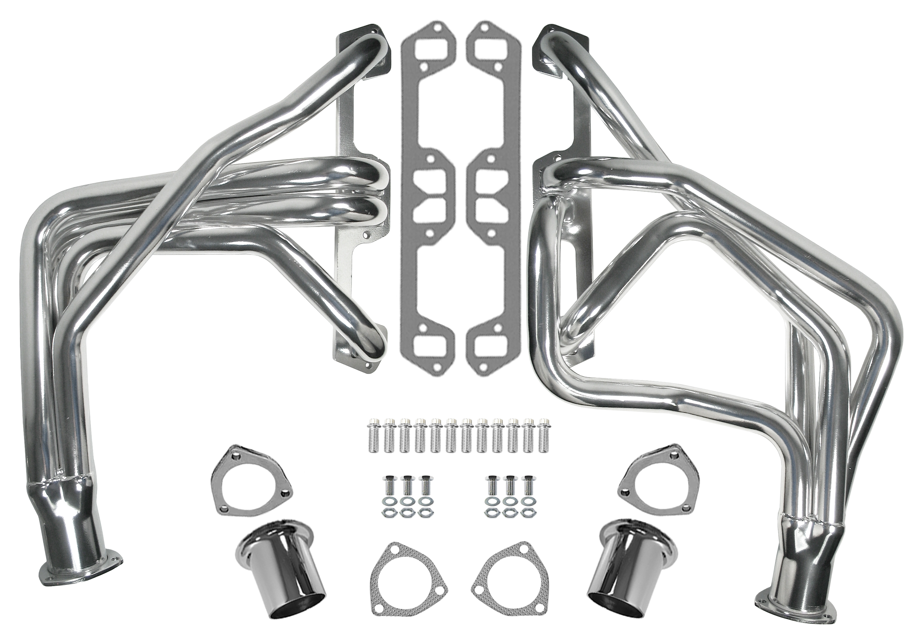 Southwest Speed Chrome Plated Long Tube Headers For 1972-93 Chrysler ...