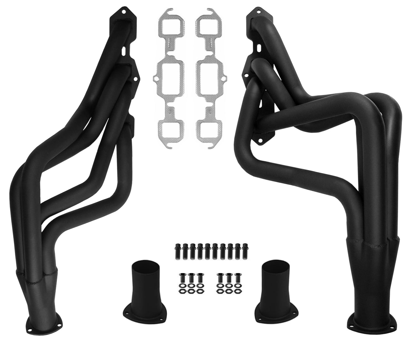 Southwest Speed Long Tube Headers,400-455,Painted Flat Black,1965-1975 ...