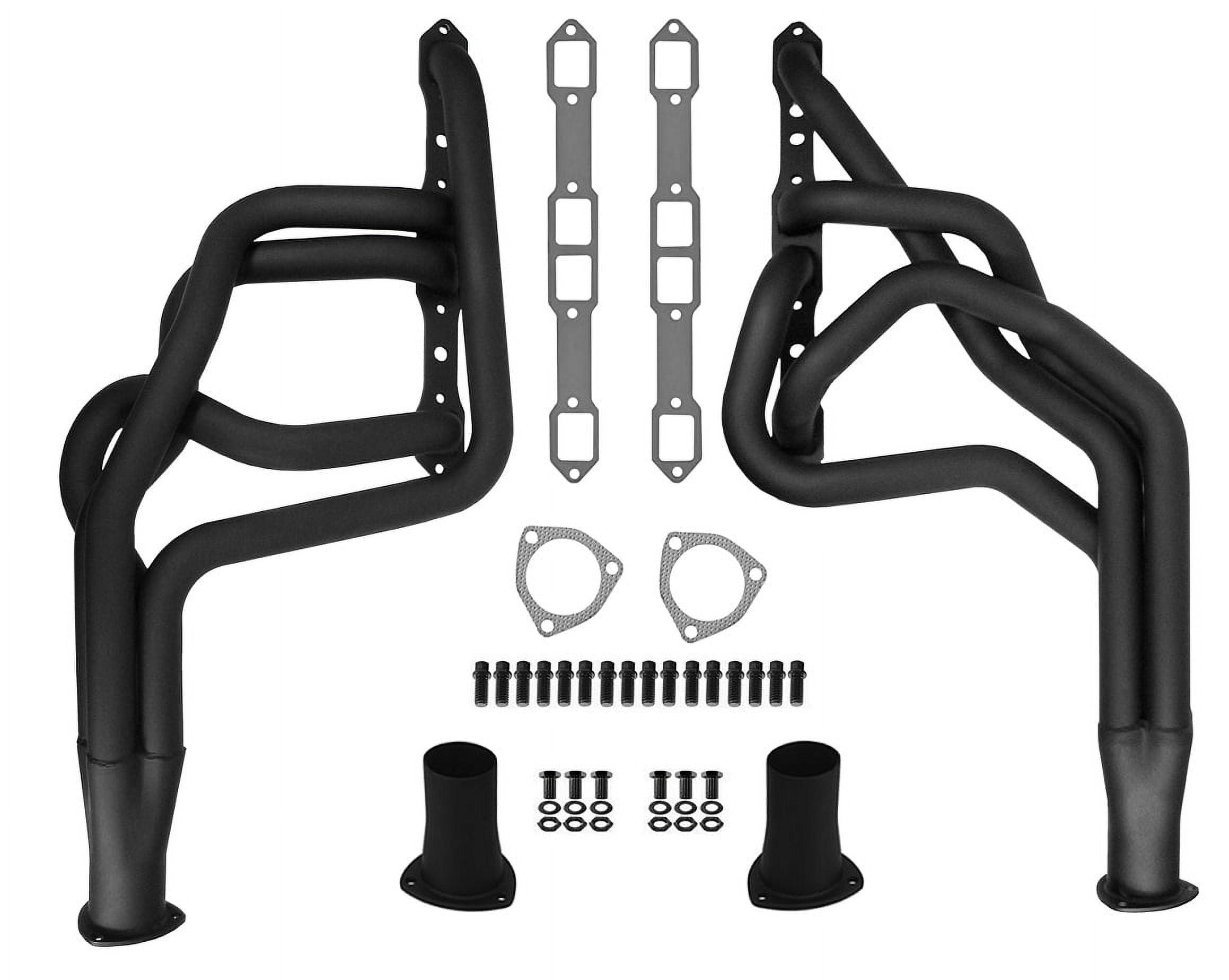 Southwest Speed Long Tube Headers,Painted Flat Black,383-440 Big Block ...
