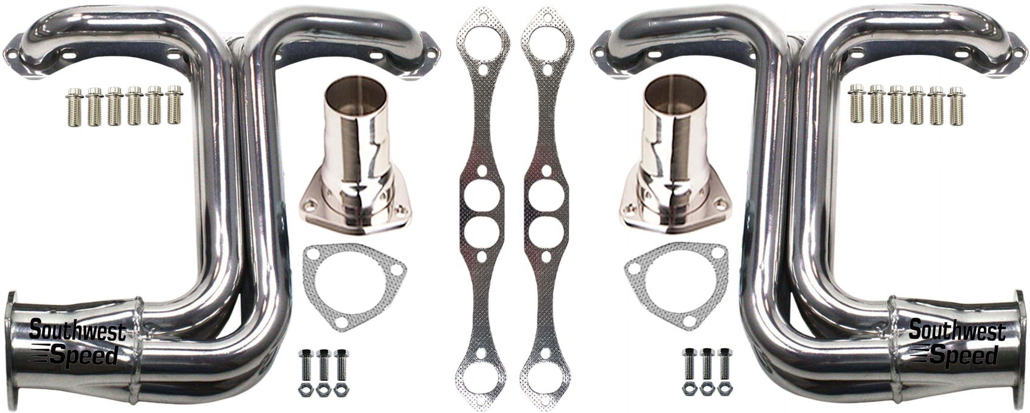 Southwest Speed Polished Stainless Steel Chassis Headers For 28-34 Ford ...