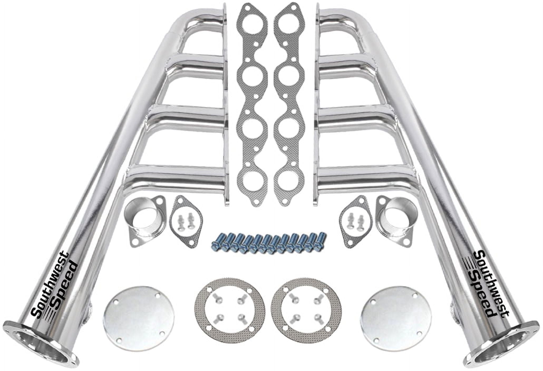 Southwest Speed Stainless Steel Lake Style Headers For Big Block Chevy ...