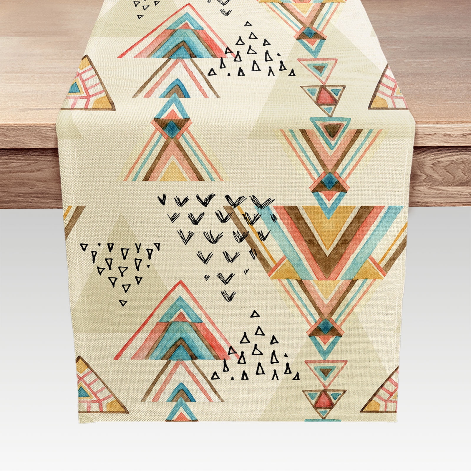 Southwest Table Runner, Western Boho Table Setting Decor, Linen Native ...