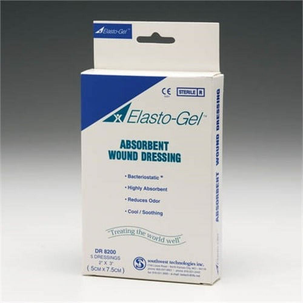 Southwest Technologies Derma-Gel Hydrogel Sheet - Wafer, 4X4, Box of 5 ...