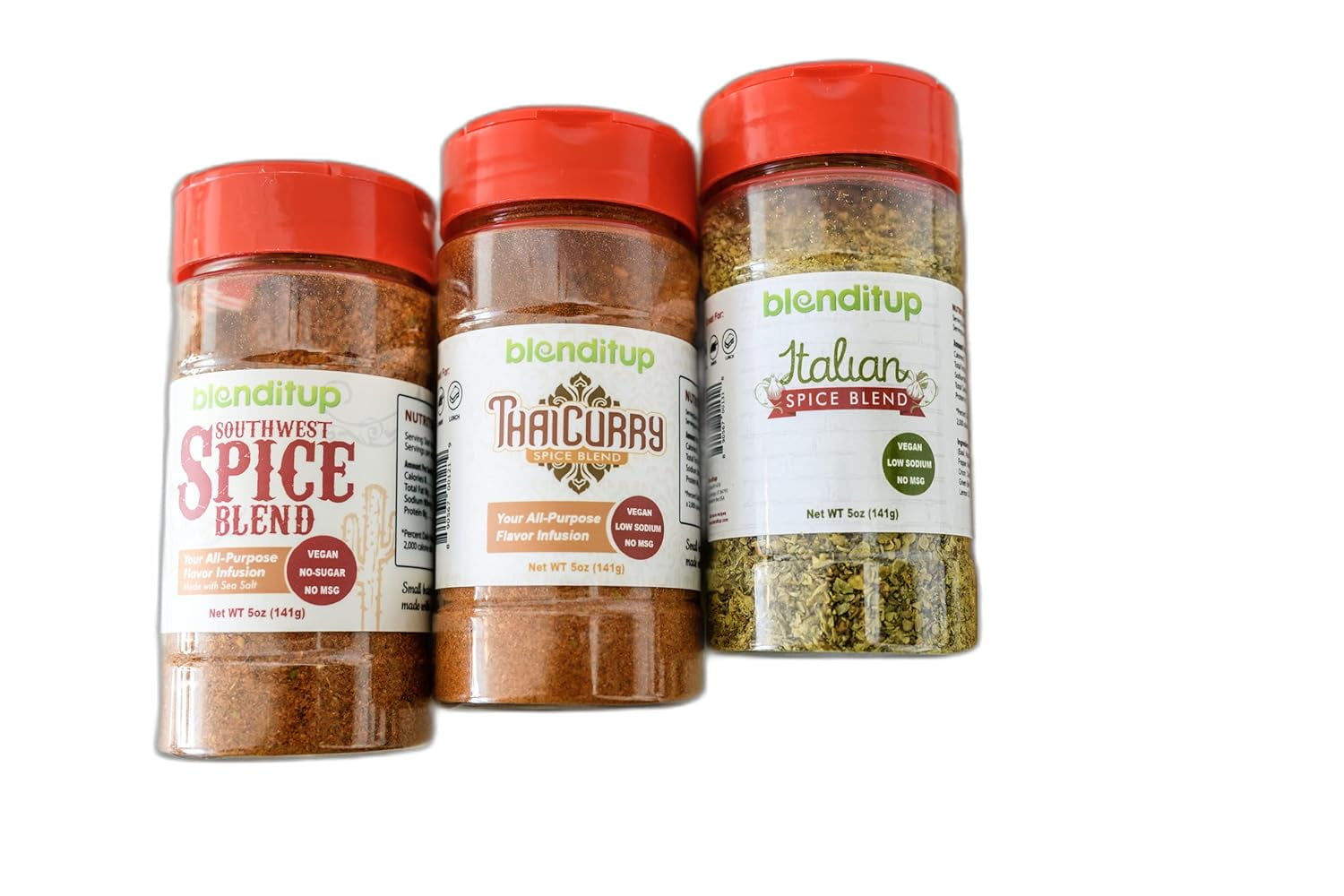 Southwest Thai ITalian Three Pack Spices | Healthy to Add to Any Dish ...