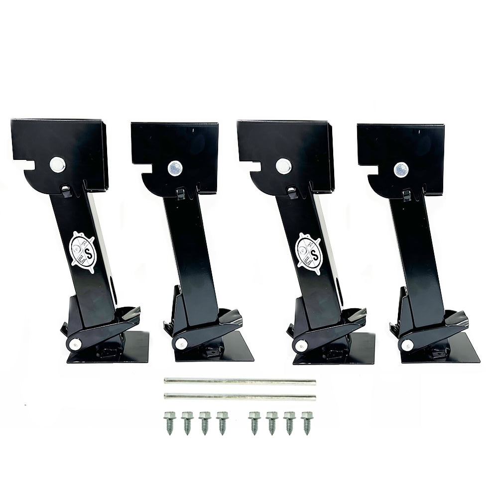 Southwest Wheel 4-Pack Black Painted Telescoping Trailer Stabilizer ...