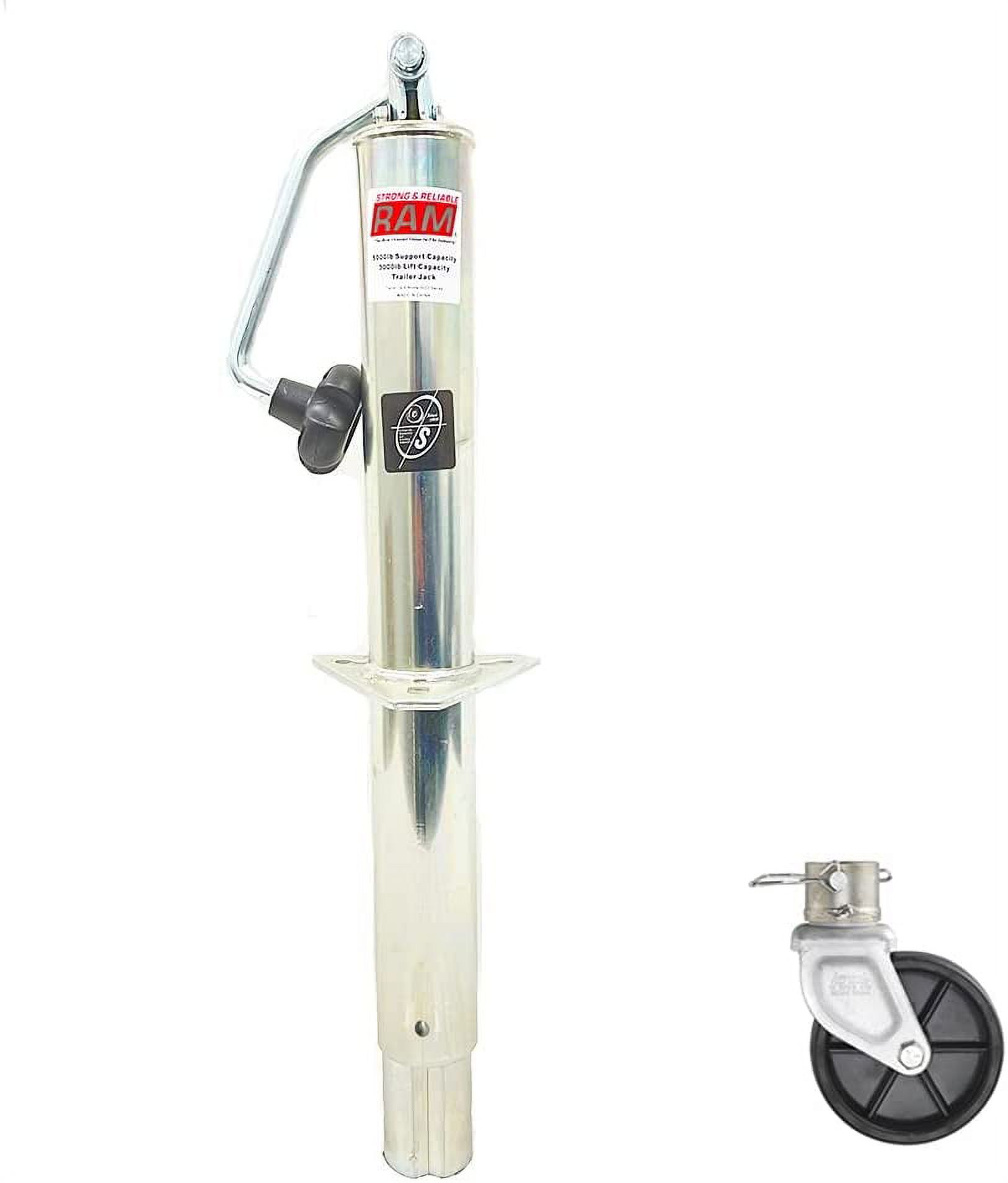 Fastway Trailer Products 88-00-4500 2 1/4" Flip 4" Automatic Jack Foot ...