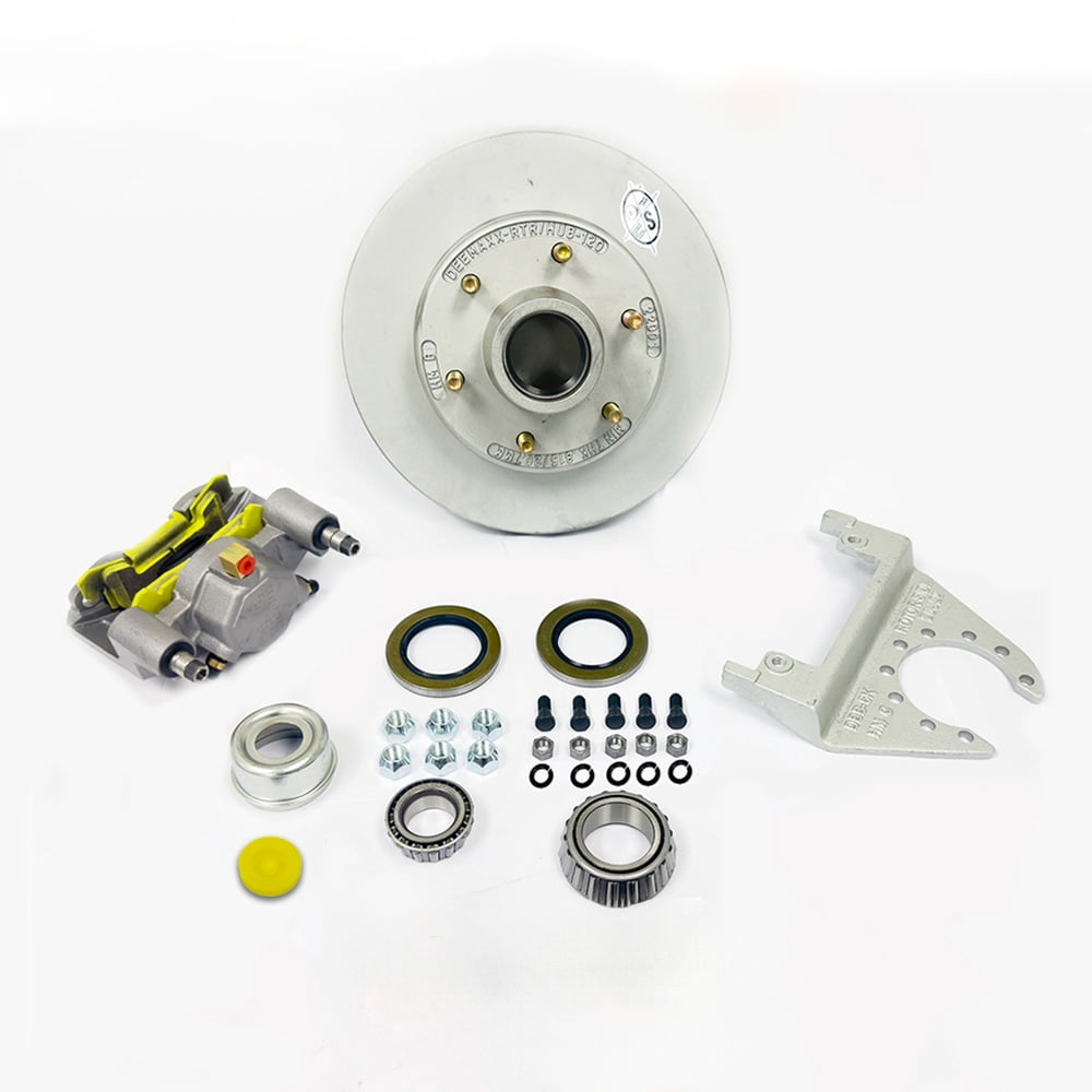 Southwest Wheel 5,200 lbs. Maxx Finish Trailer Axle Disc Brake Kit for ...