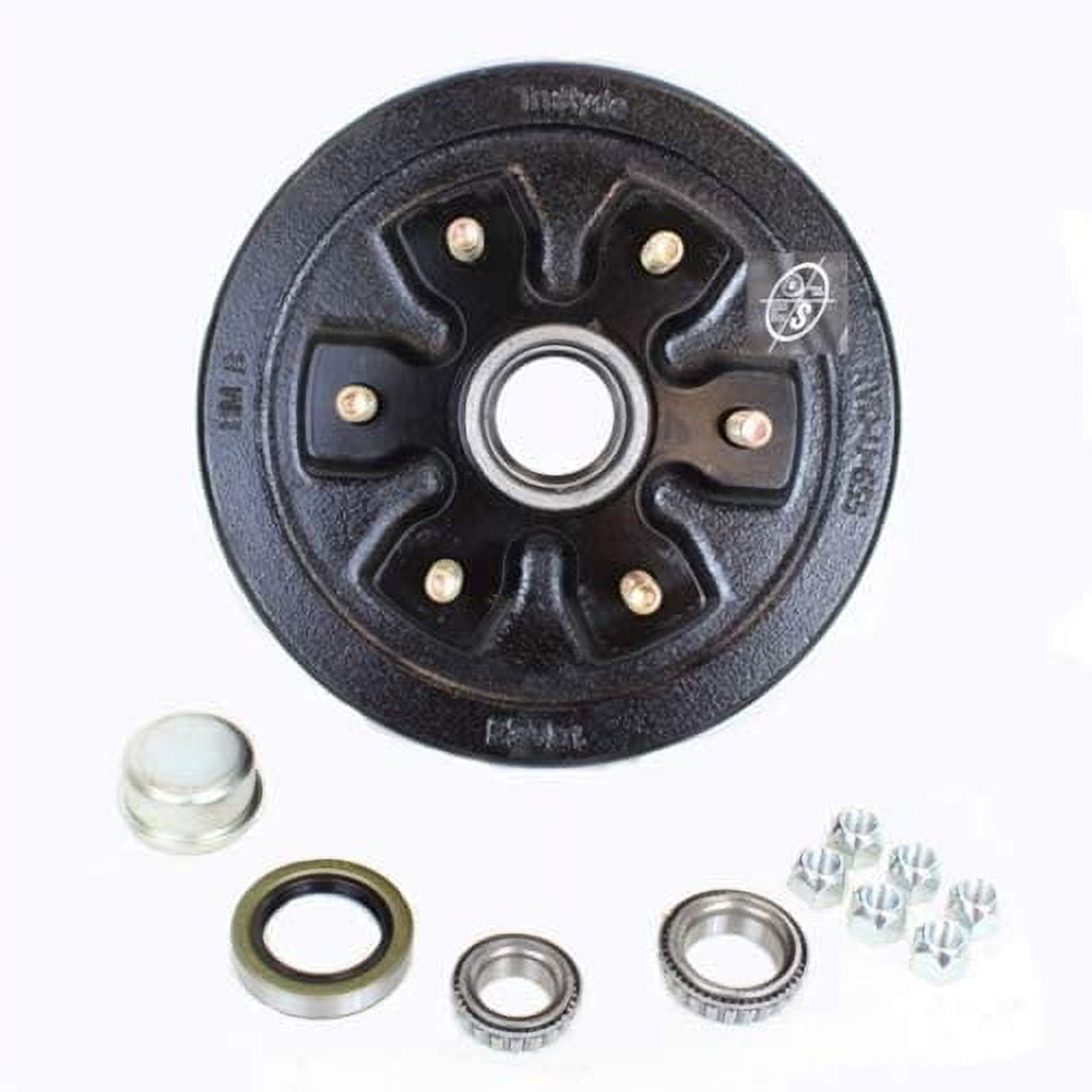 Southwest Wheel 6-hole, 5.5" Bolt Circle Brake Drum for 3,500 lb. Axles ...