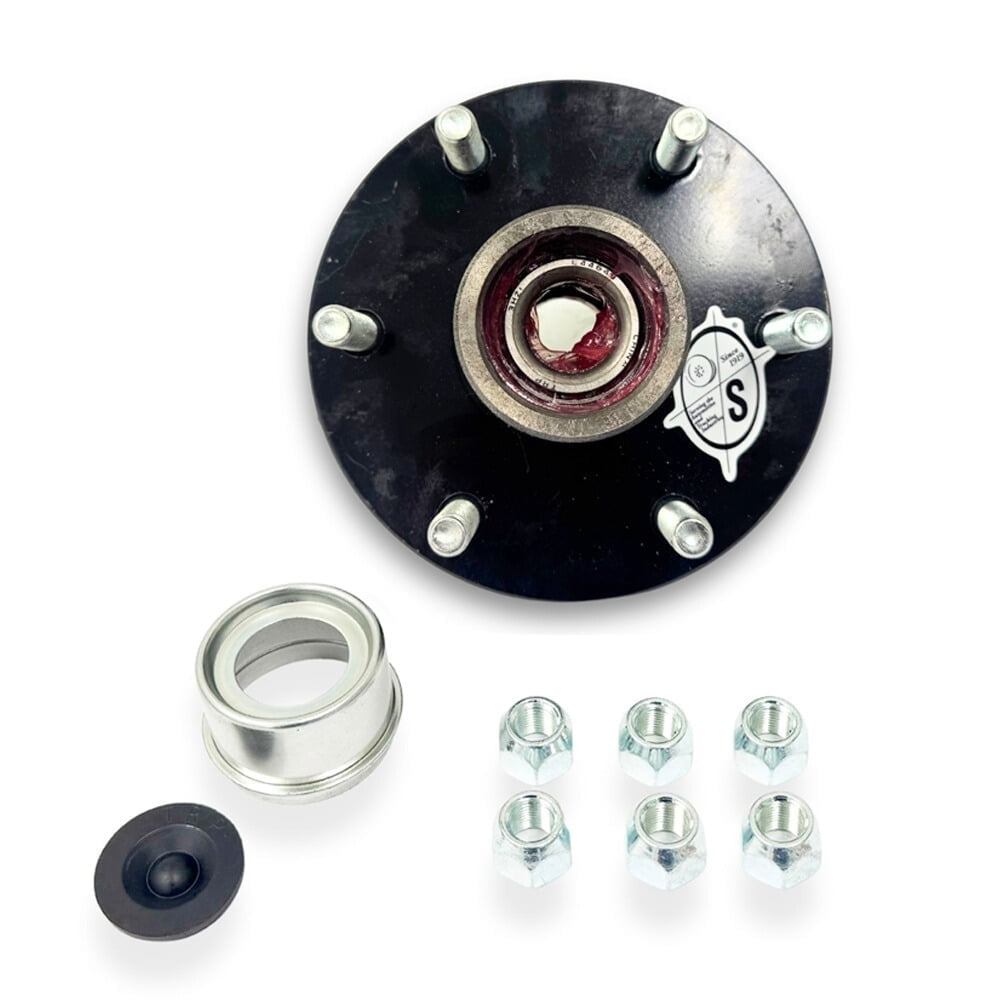 Southwest Wheel Pre-Greased 6-Hole, 5.5" Bolt Circle Idler Hub for ...
