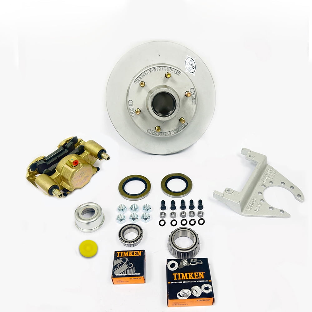 Southwest Wheel Pro 5,200 lbs. Gold Finish Disc Trailer Axle Brake Kit ...