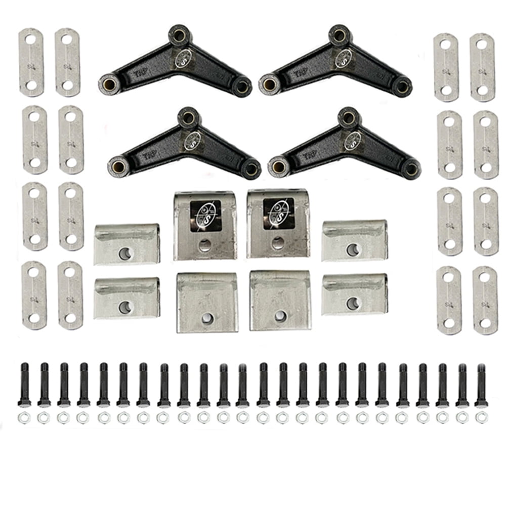 Southwest Wheel Triple Trailer Axle Hanger Kit for Double Eye Springs ...