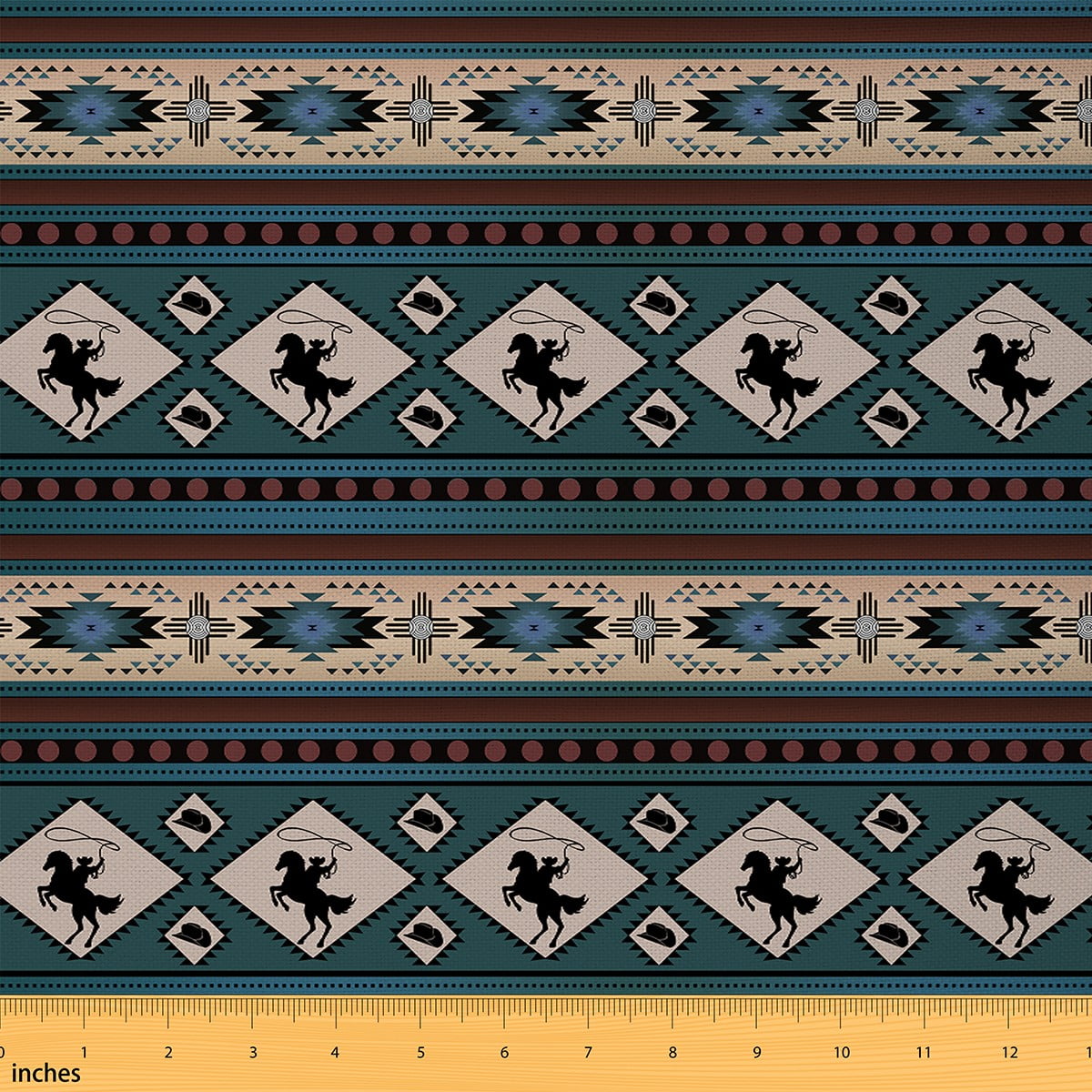Southwestern Aztec Fabric By The Yard,Mexican Upholstery Fabric ...