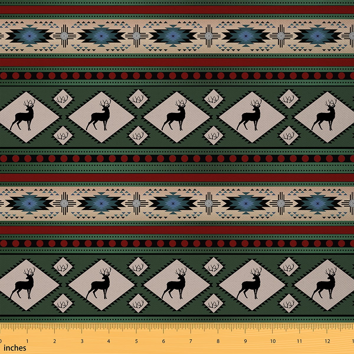 Southwestern Aztec Fabric By The Yard,Tribal Arrow Upholstery Fabric ...