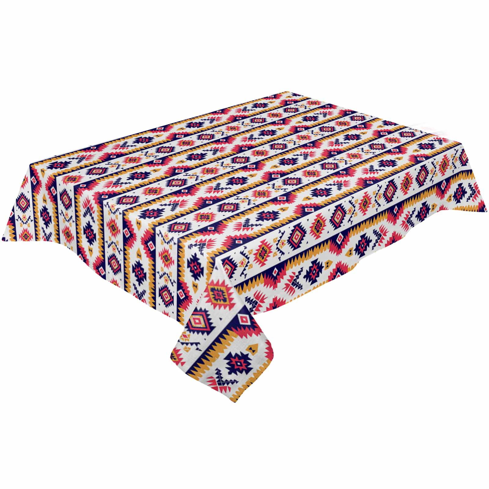 Southwestern Aztec Rectangle Tablecloths 54x87,Colorful Mexican ...