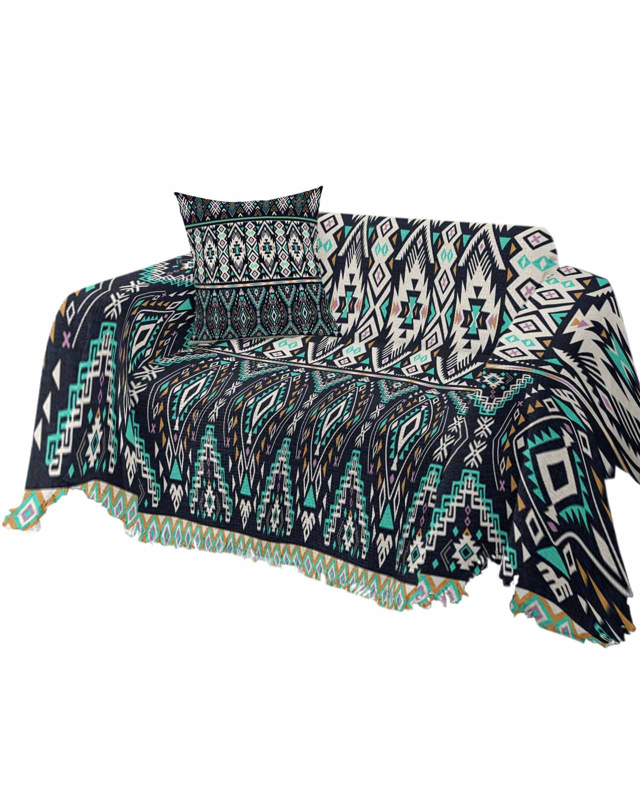 Southwestern Aztec Sofa Couch Covers for Dog,Washable Sectional Couch ...