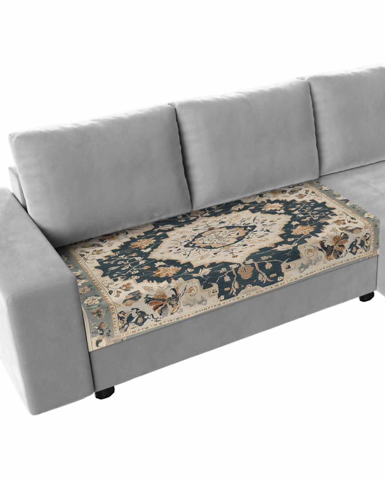 Southwestern Boho Sofa Couch Cushion Covers Washable, Removable Stretchable Sectional Couch ...