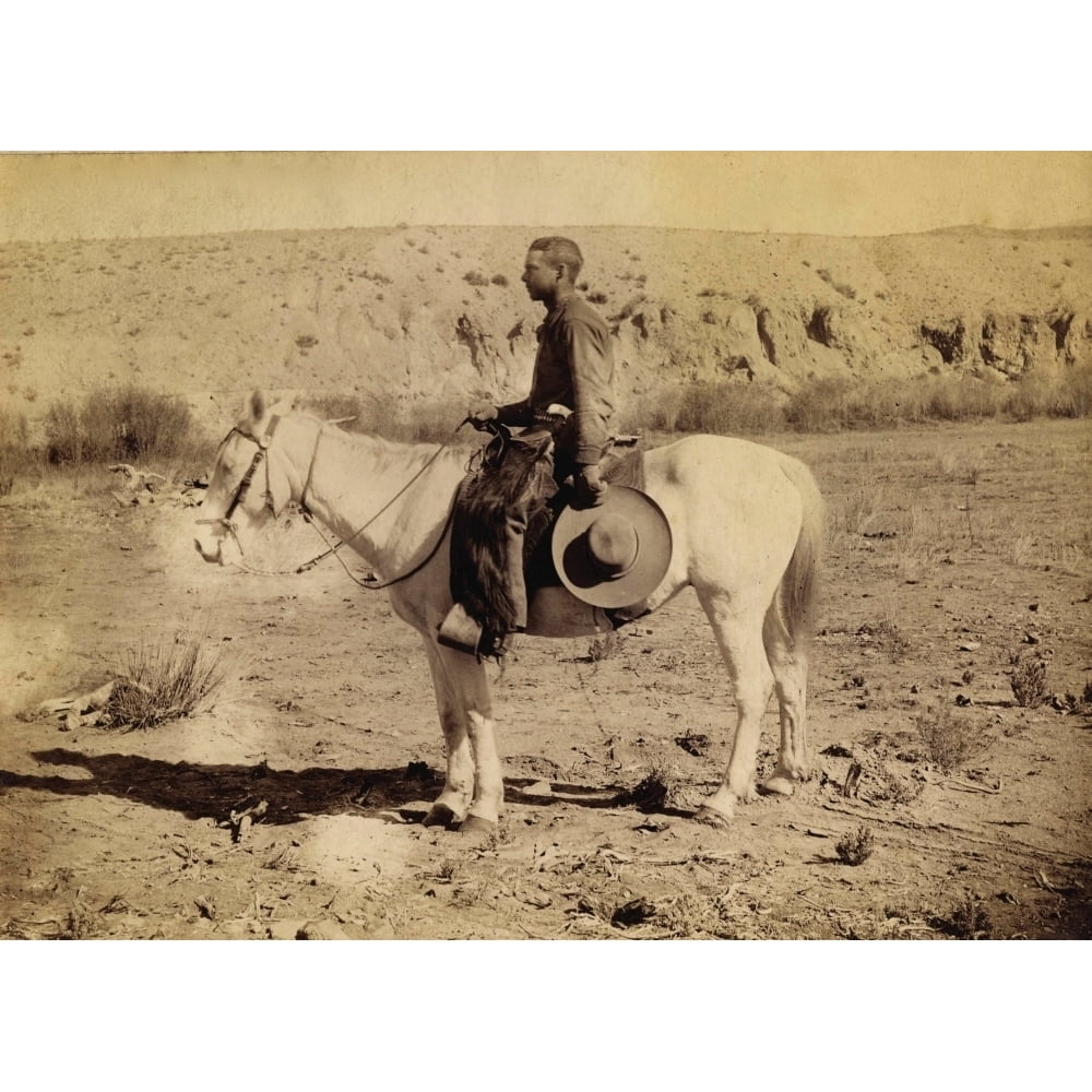 Southwestern Cowboy Poster Print - Walmart.com