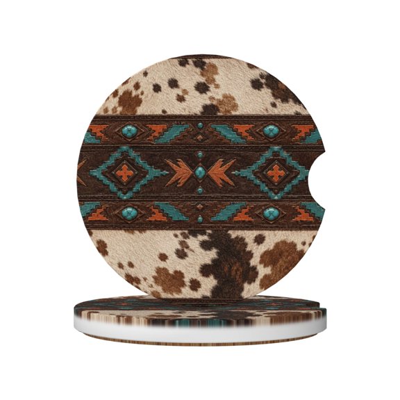Cowhide Coasters