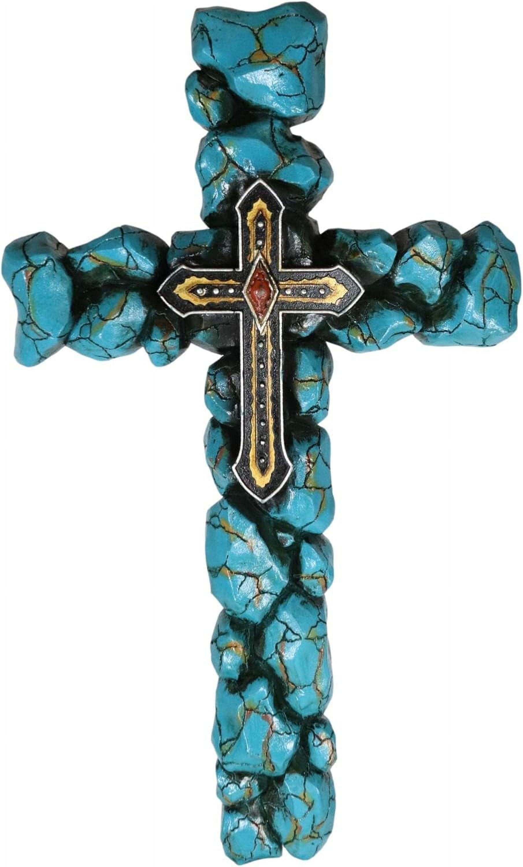 Southwestern Crackled Turquoise Gemstone Pebbles With Layered Citrine ...