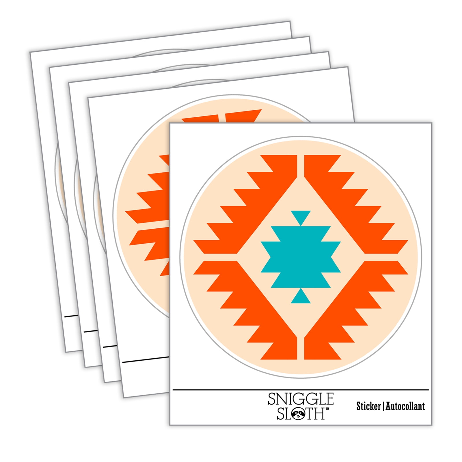 Southwestern Diamond Triangle Pattern Car Window Bumper Water Bottle ...