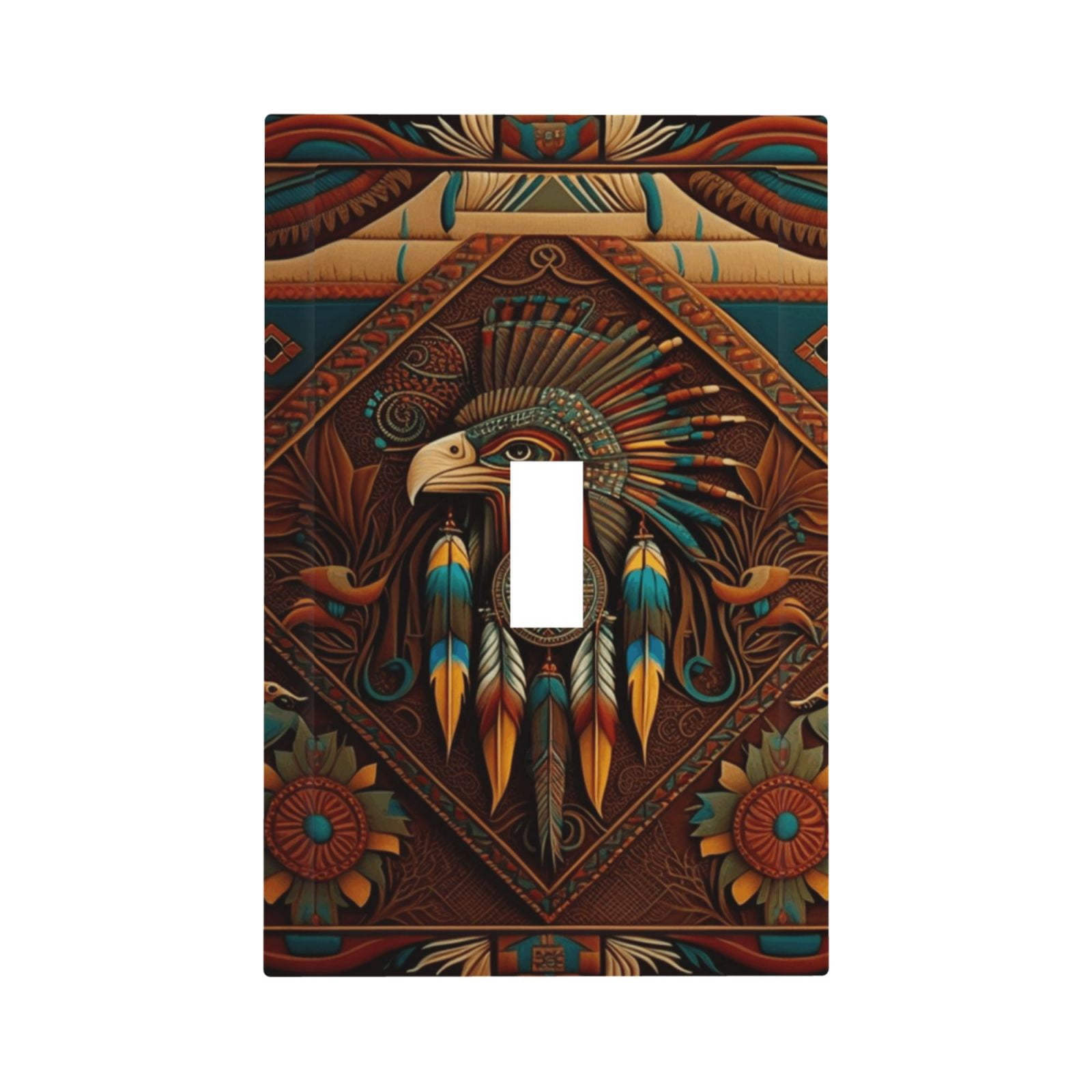 Southwestern Ethnic Art Native Single Toggle Wall Plate 1 Gang ...